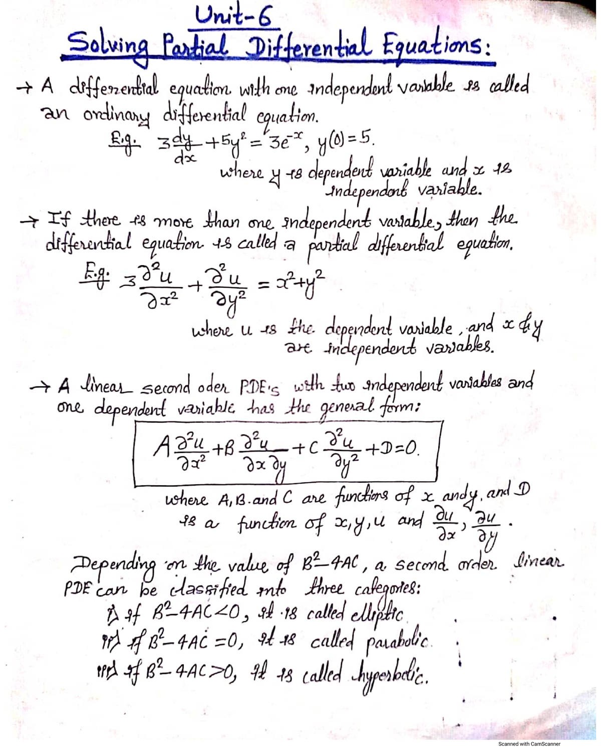 Nm Unit 6 Numerical Method Lapalce Equatiom Of 2nd Order Numerical