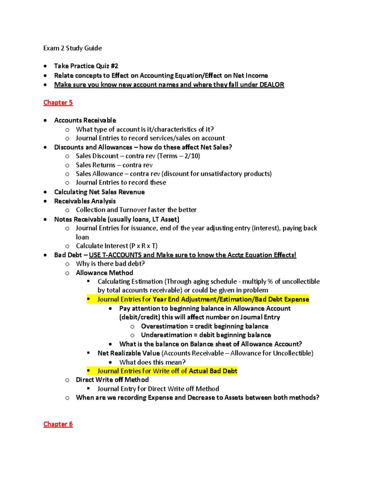 Module 2 CH5 8 Study Guide 2022 2023 - Exam 2 Study Guide Take Practice ...