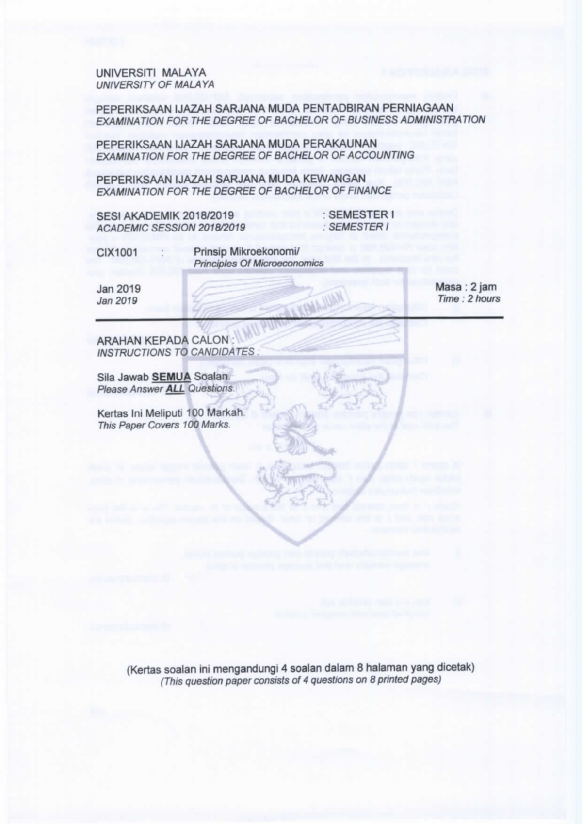 Micro past paperv hvbjkbn nb mb - Consumer Behaviour - Studocu