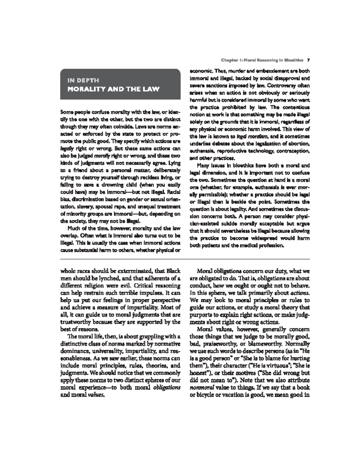 Vaughn Moral Principlesin Bioethics - PHI2396 - Studocu