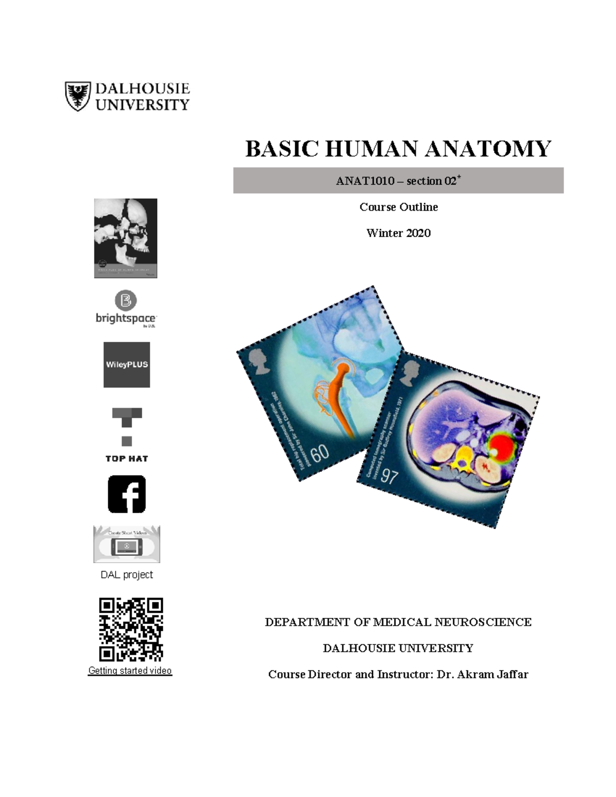 Anat course outline - DAL project BASIC HUMAN ANATOMY ANAT1010 ...