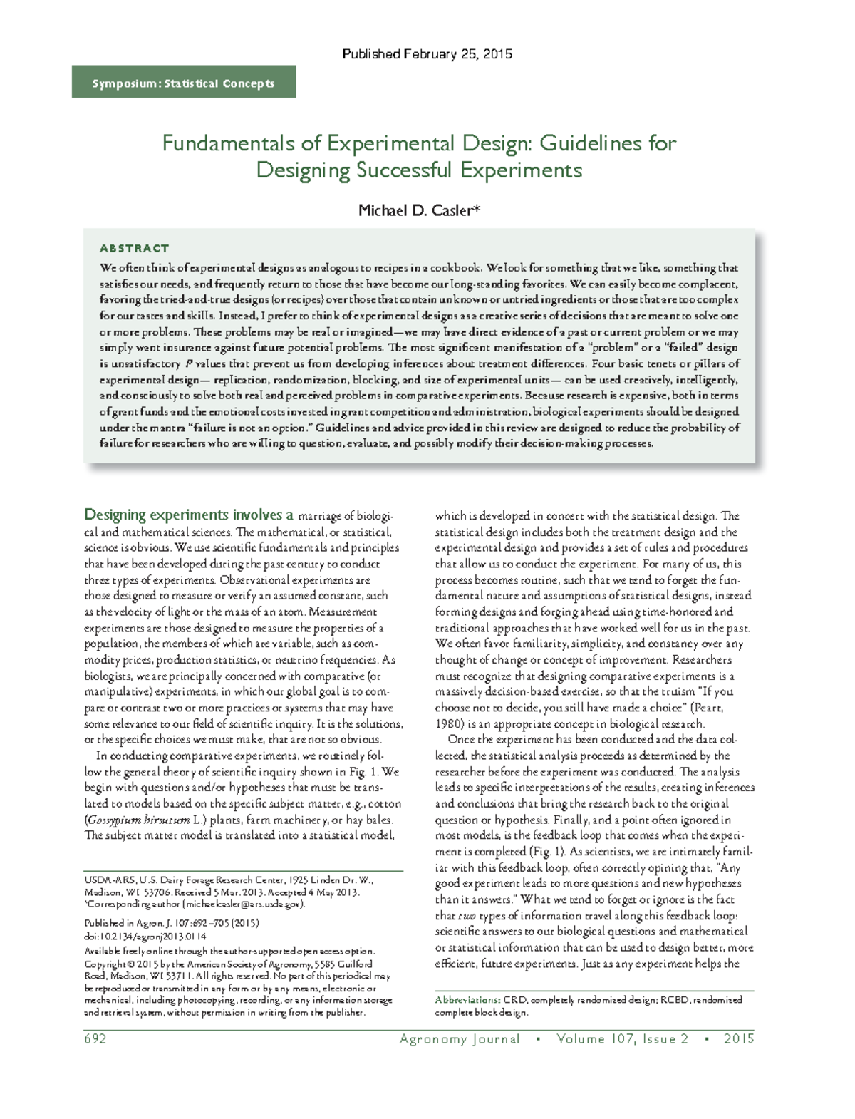 01. Experimental design - Symposium: Statistical Concepts Fundamentals ...