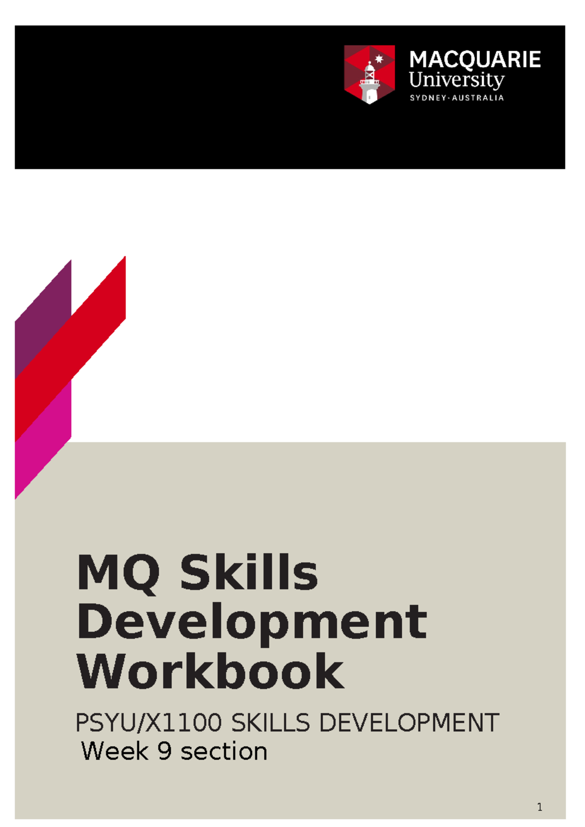 stat workbook2025 - dis MQ Skills Development Workbook PSYU/X1100 ...