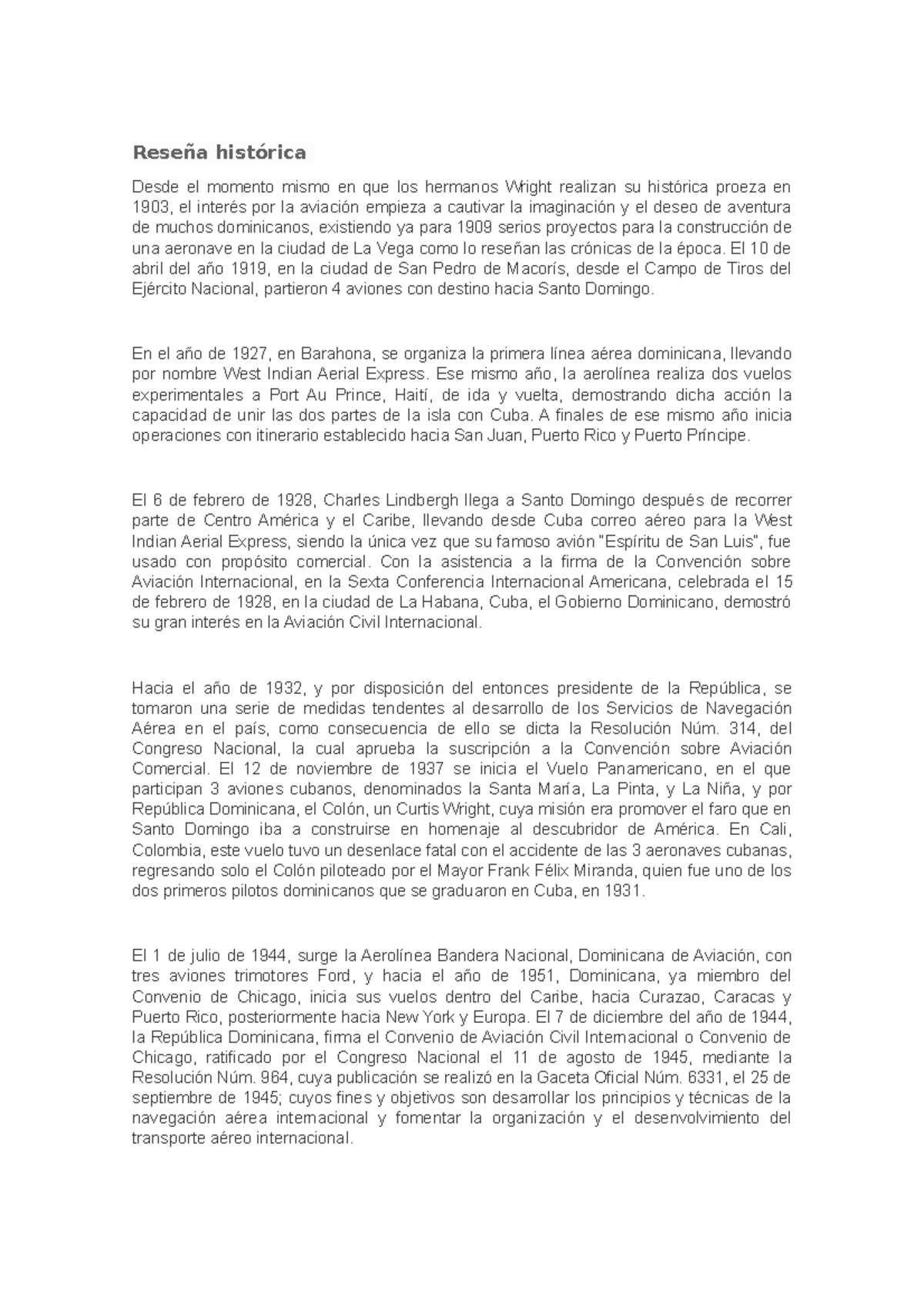 Final - Hshsh - Reseña histórica Desde el momento mismo en que los ...