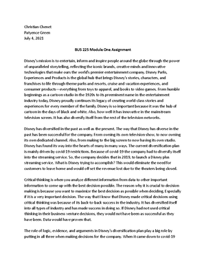 BUS 225 Project One Branden Jackson - BUS 225 Milestone One Template ...