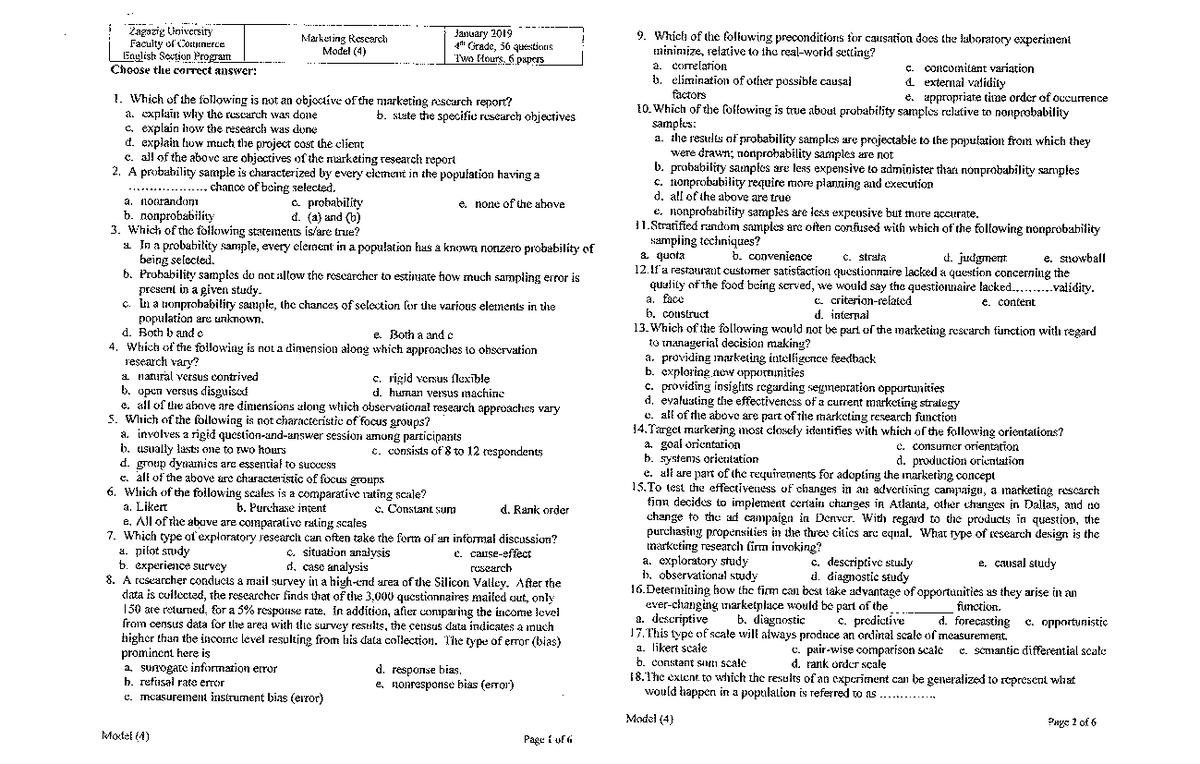 Exam 2019, questions - Project Management - Studocu