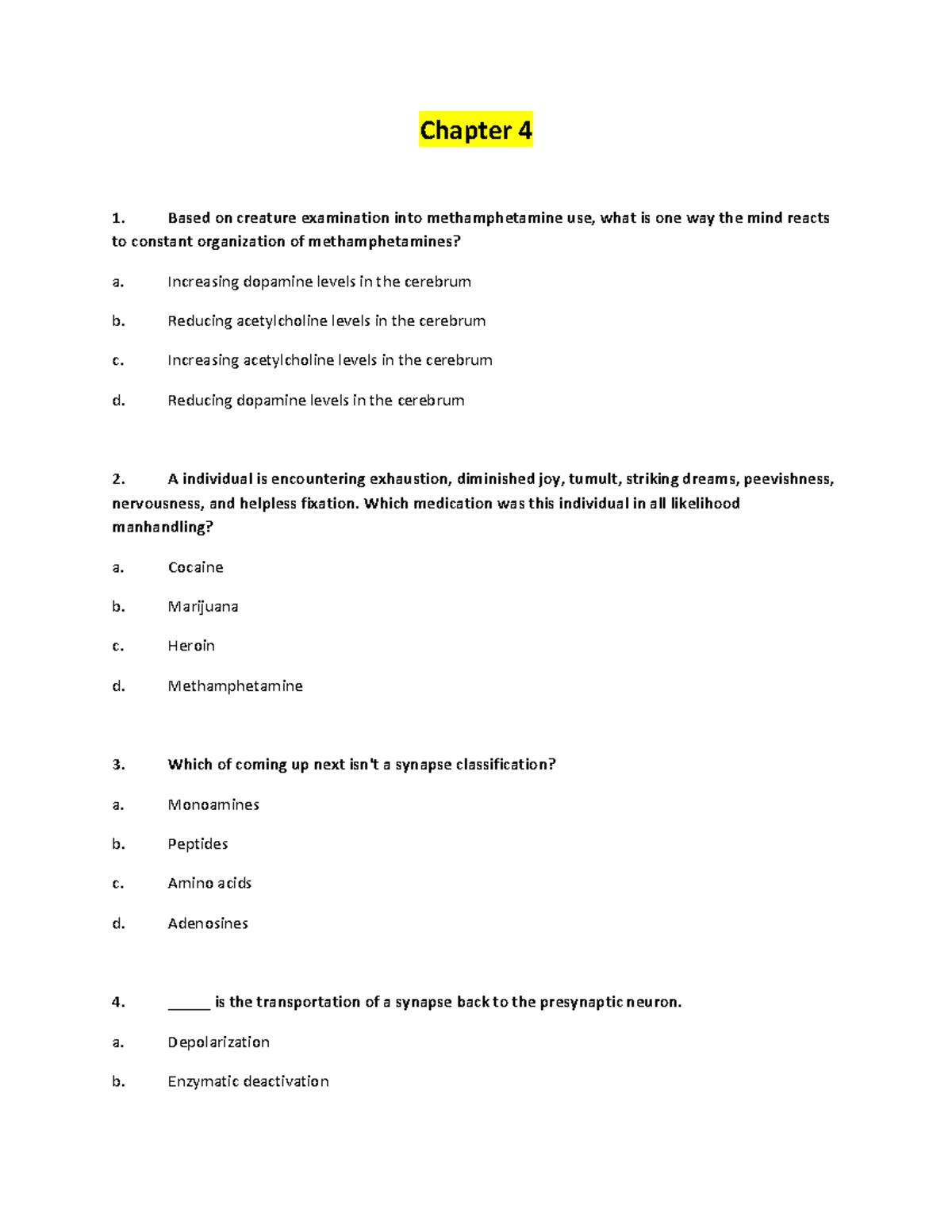 Unit 4 - This are my Quizzes for Biological Psychology. Enjoy ...