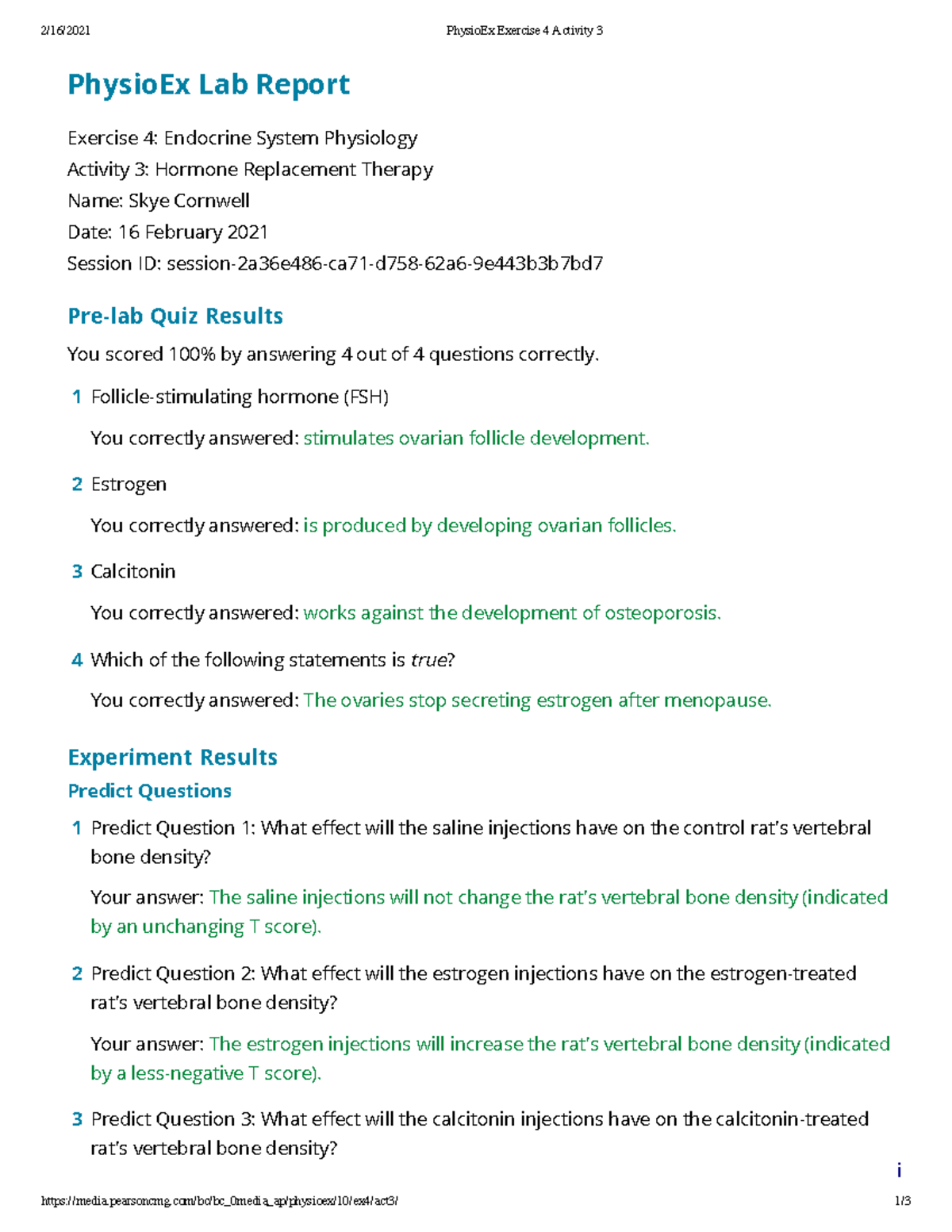 Physio Ex Exercise 4 Activity 3 Pearsoncmg Bc Bc 0media Ap Physioex