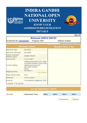 MHI 1st Year 2022-23 English PDF - M History First Year Courses Assignments For July 2022 and ...