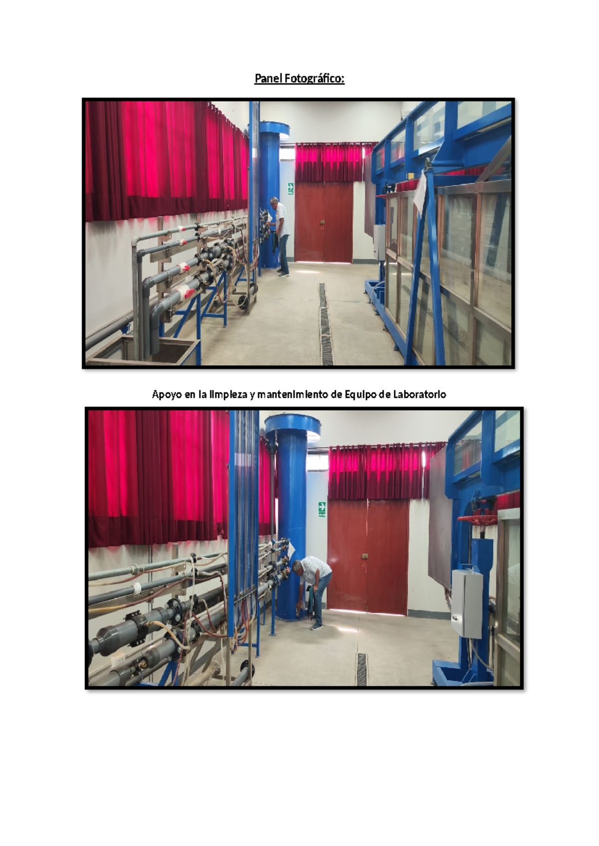 Panel Fotográfico juan sotomayor - lab unica - Ingenieria Civil - Panel Fotográfico: Apoyo en la ...
