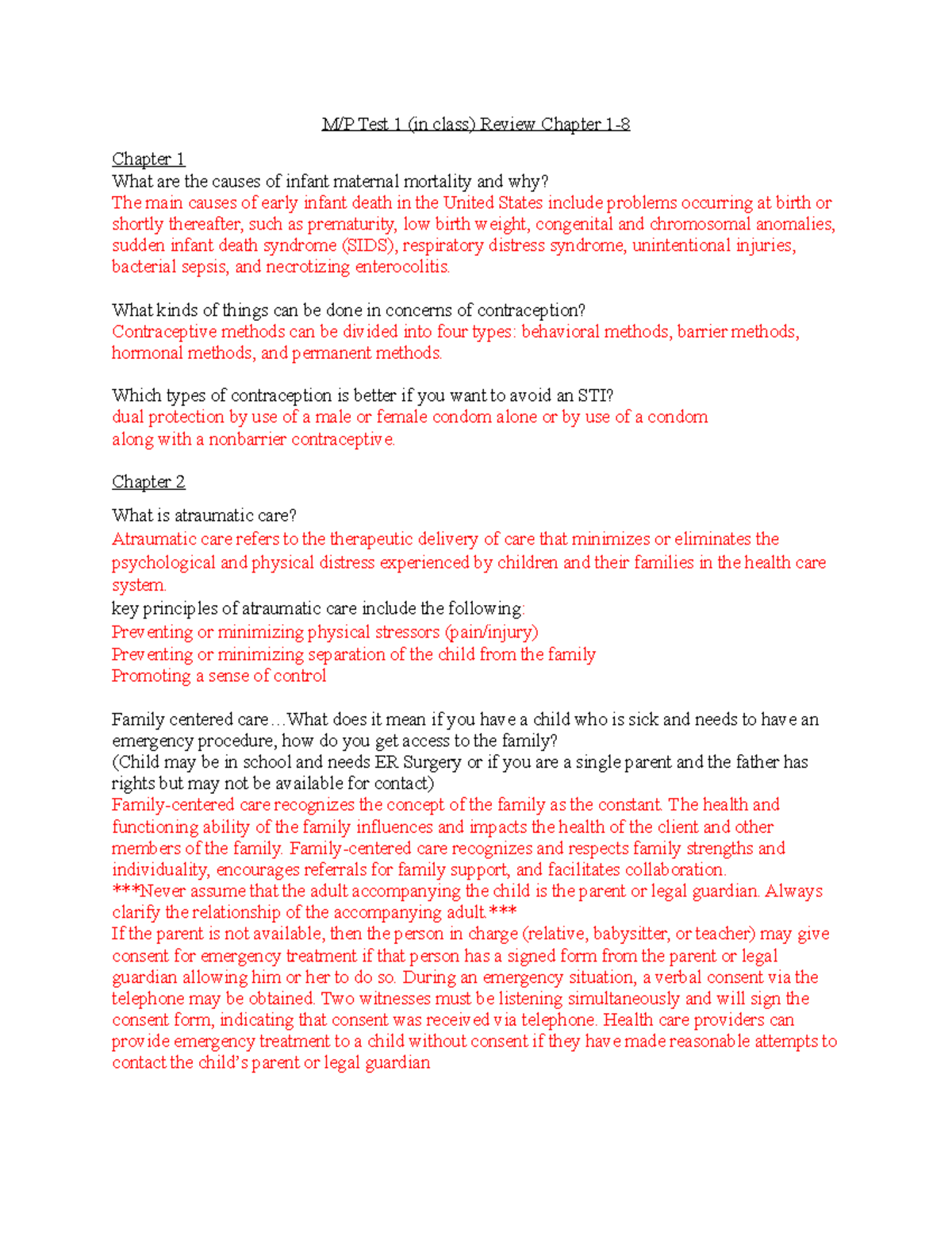 MP Test 1- in class Review - What kinds of things can be done in ...