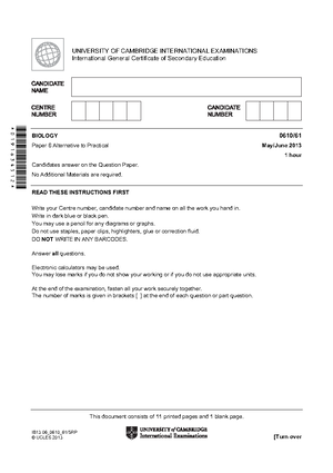 Biology 2023 2025 syllabus - Version 1 Syllabus Cambridge IGCSE ...