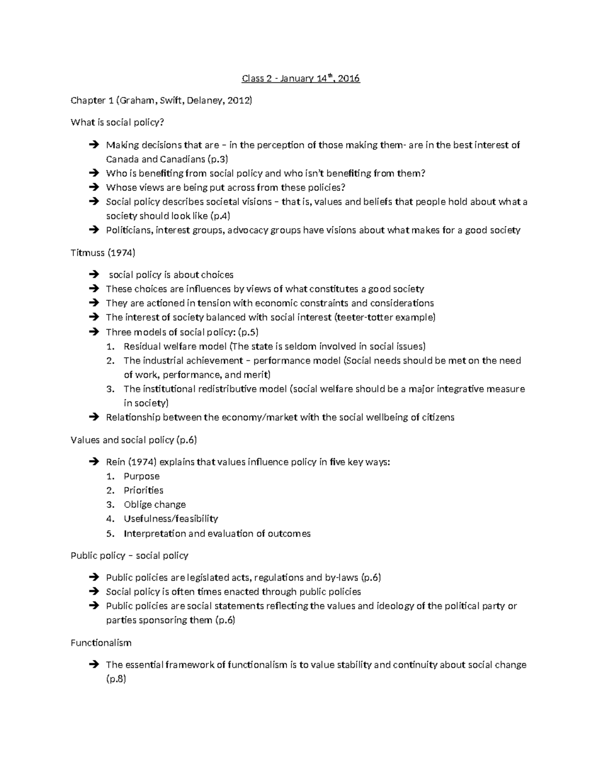EDUC 303 - Classnotes - class notes - Class 2 - January 14th, 2016 ...