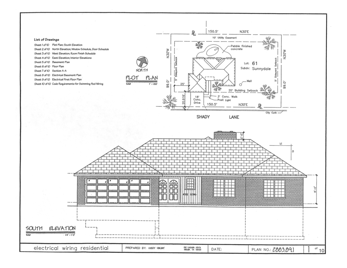PDF document - Drawing - P 150 Utility Easement List of Drawings Sheet ...