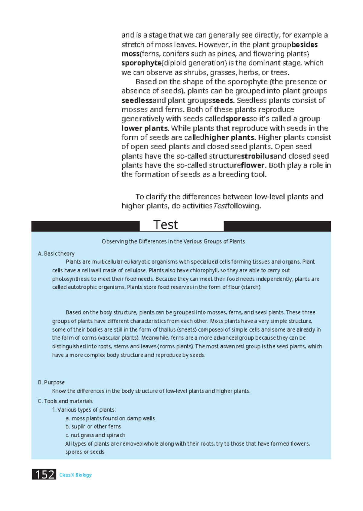 Biology 2.1-11 Class Notes - and is a stage that we can generally see ...