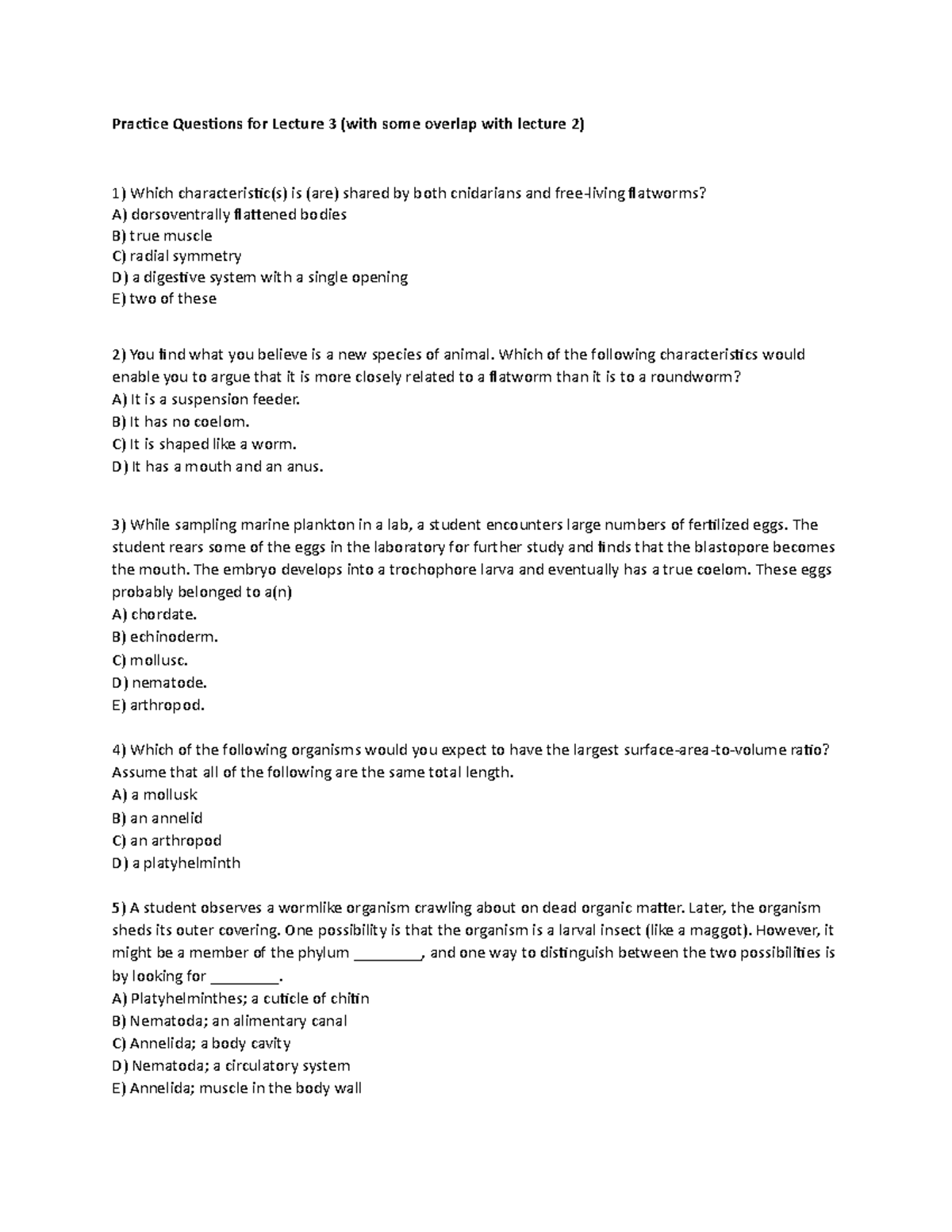 Practice Questions For Lectures 3 2021 Practice Questions For Lecture practice-questions-for-lectures-3-2021-practice-questions-for-lecture