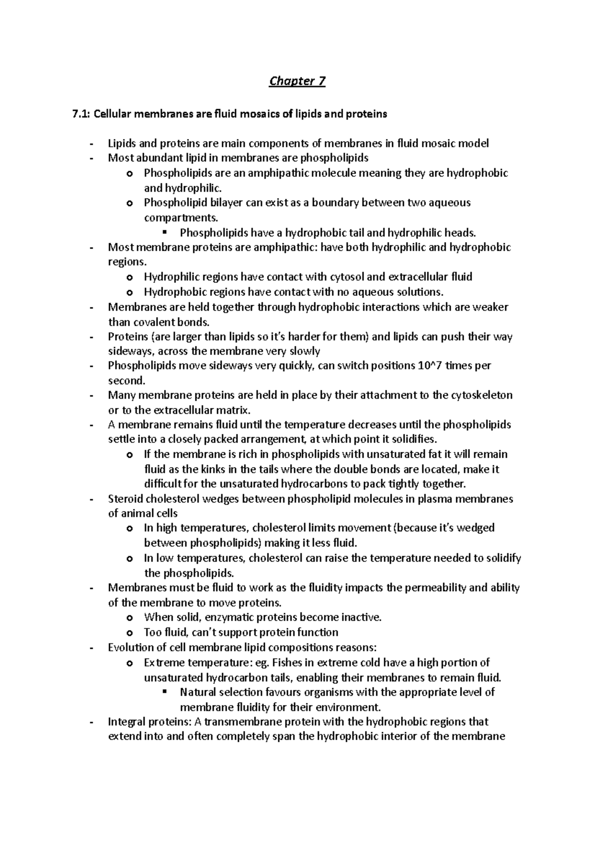 Chapter 7 - Campbell Biology 11th - BIOL1020 - UQ - Studocu