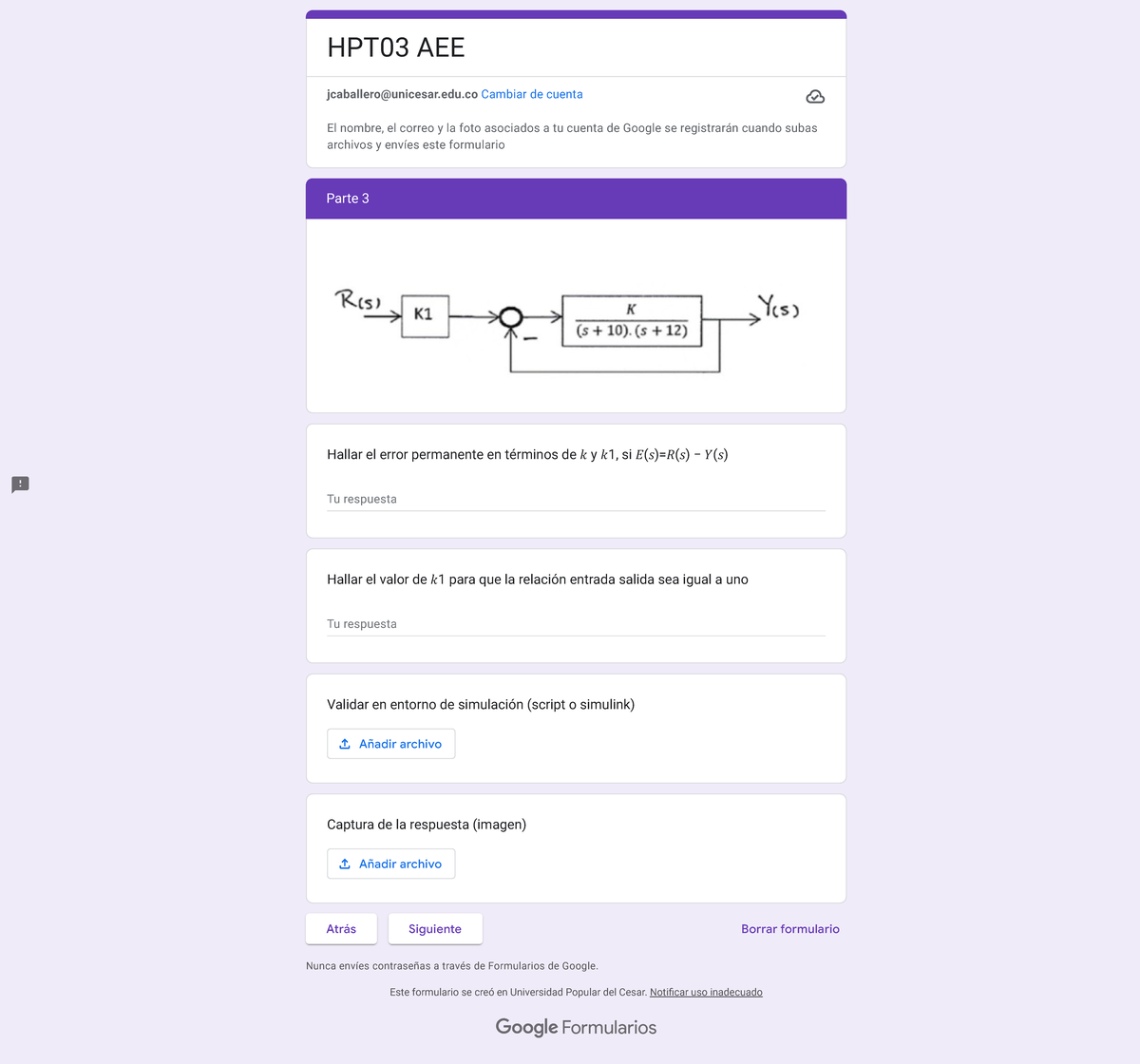 HPT03 AEE5 - Ejercicios de control - Parte 3 Nunca envíes contraseñas a través de Formularios de ...