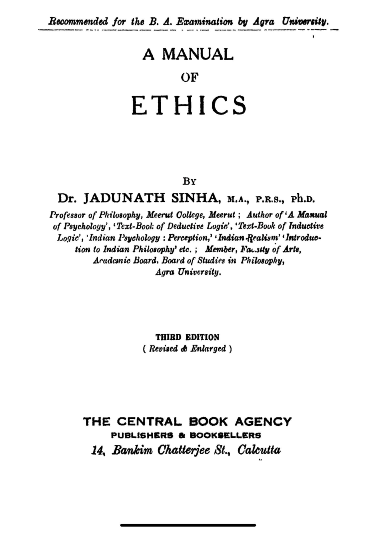 Ethics semester 3 ba programme - Studocu