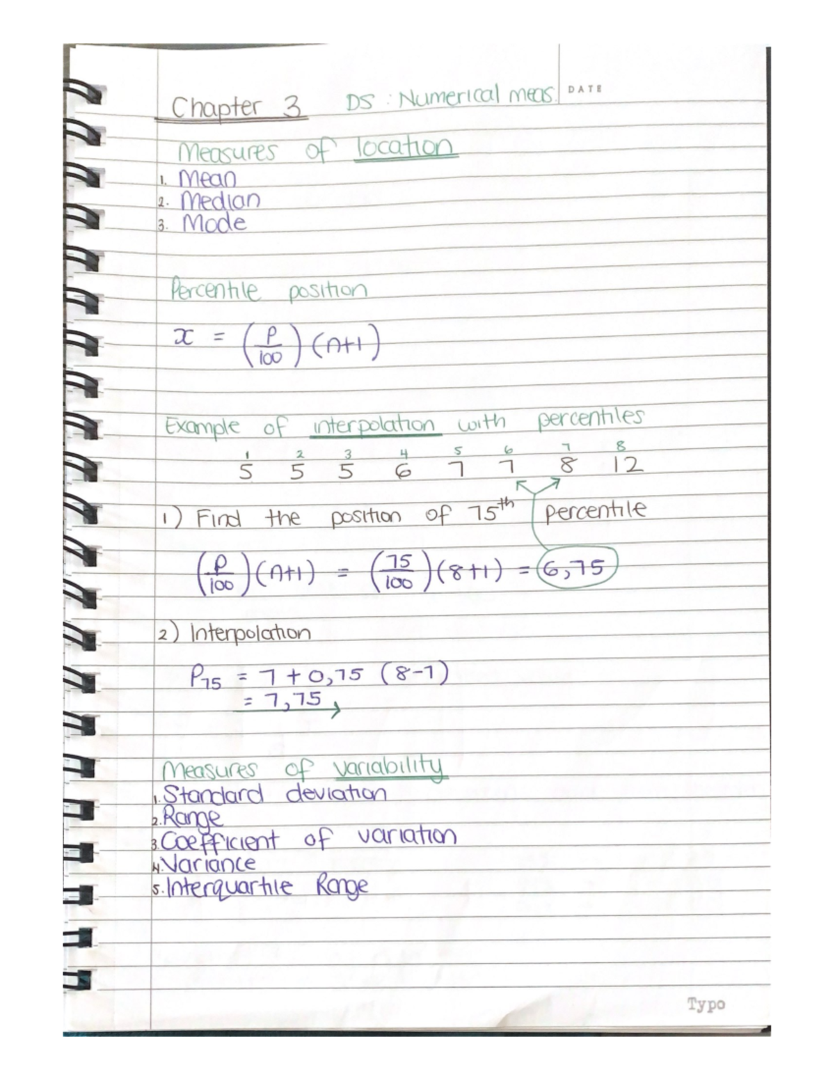 Chapter 3 - Measures - STK 120 - Studocu
