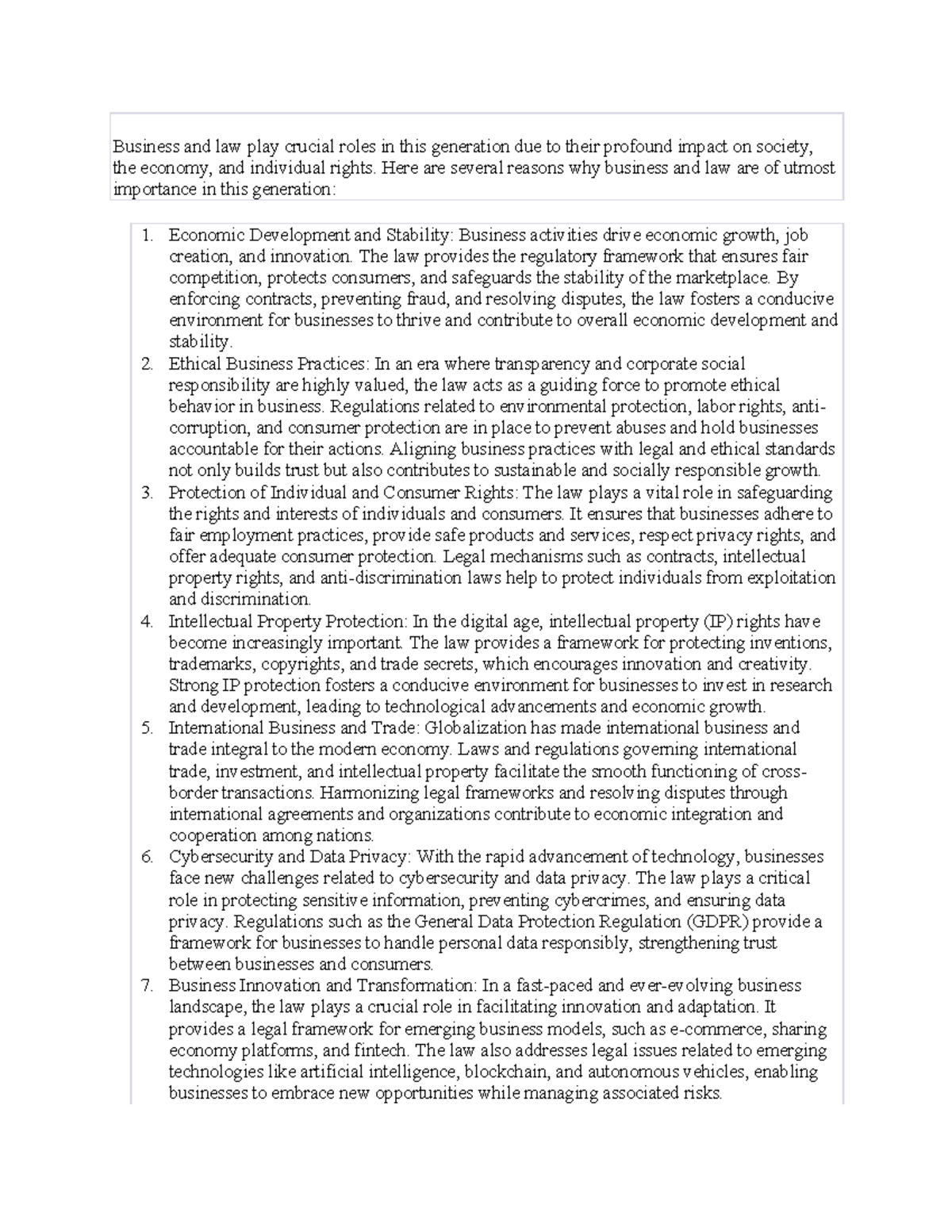 Doc1 - in class assignment that is very useful for final and should be ...