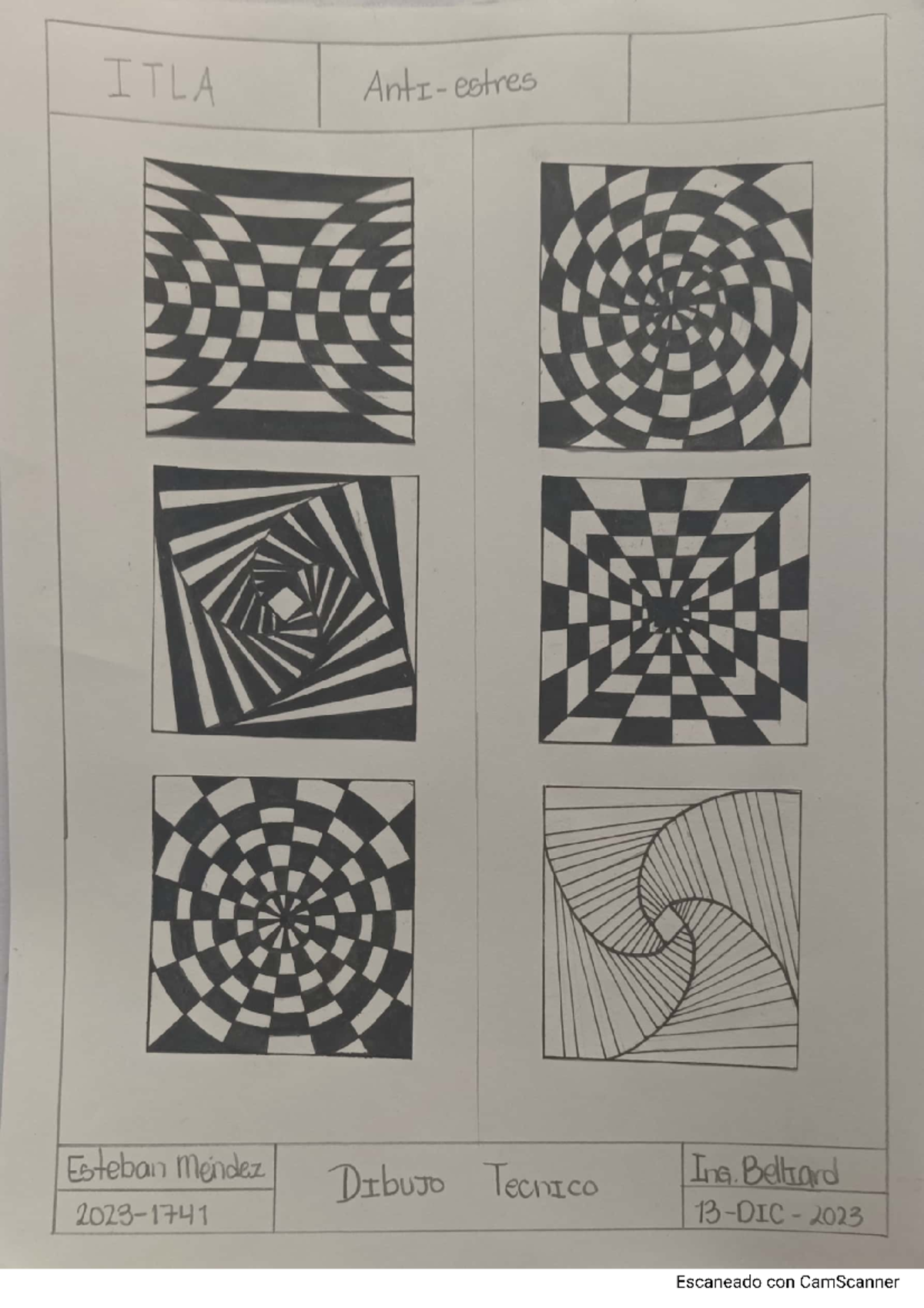 Antiestres - dibujo técnico - Studocu