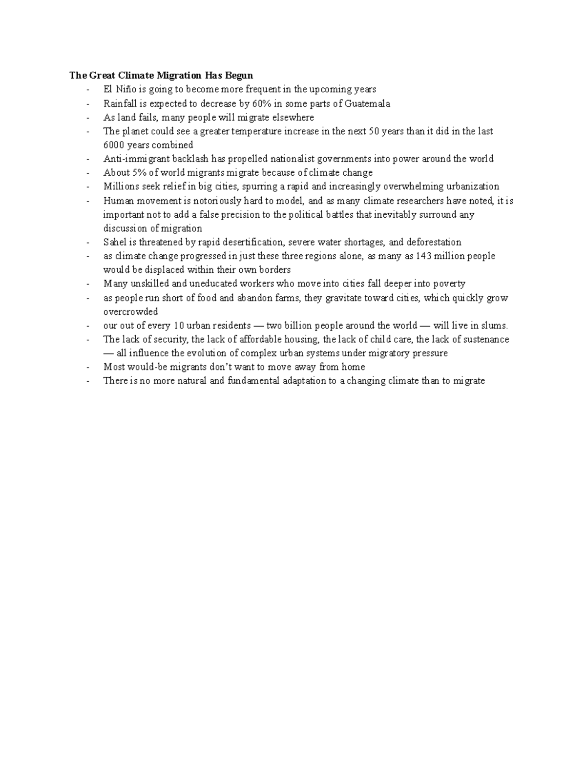 [04 21] NYT 2020 - Summary of a NYT article - The Great Climate ...