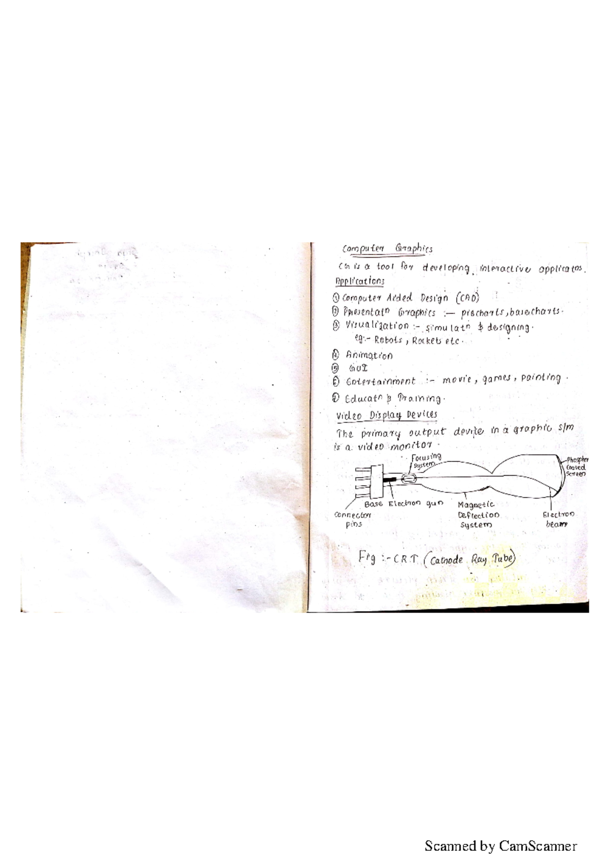 CG 1 - Computer Graphics - B. tech Information Technology - Studocu