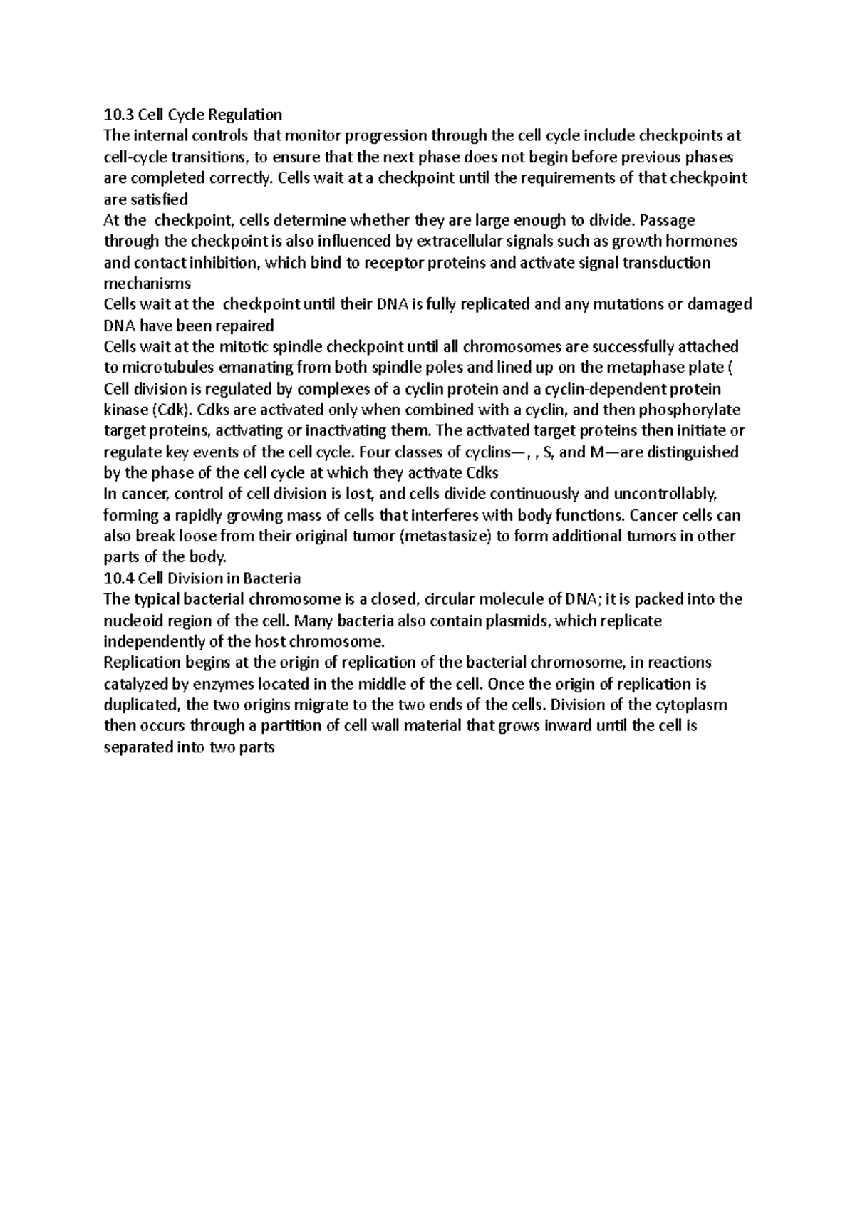 Ch 10 part 3 - Chapter 10 review end - Biology: The Dynamic Science ...