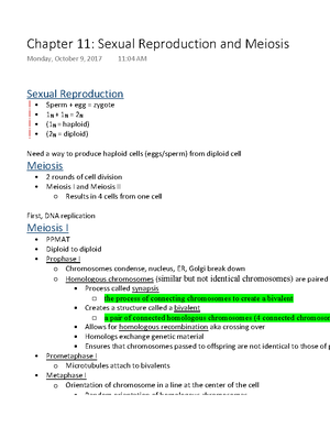 BISC 1-22-20 - Lecture 5 notes - DNA Replication needs: Enzymes to link ...