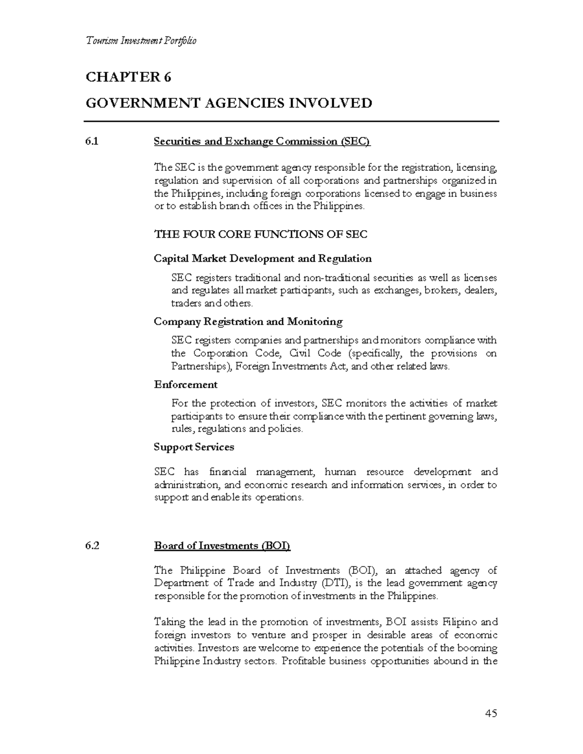Wk 7 Lecture 2 - Government Agencies Involved in Tourism - CHAPTER 6 ...