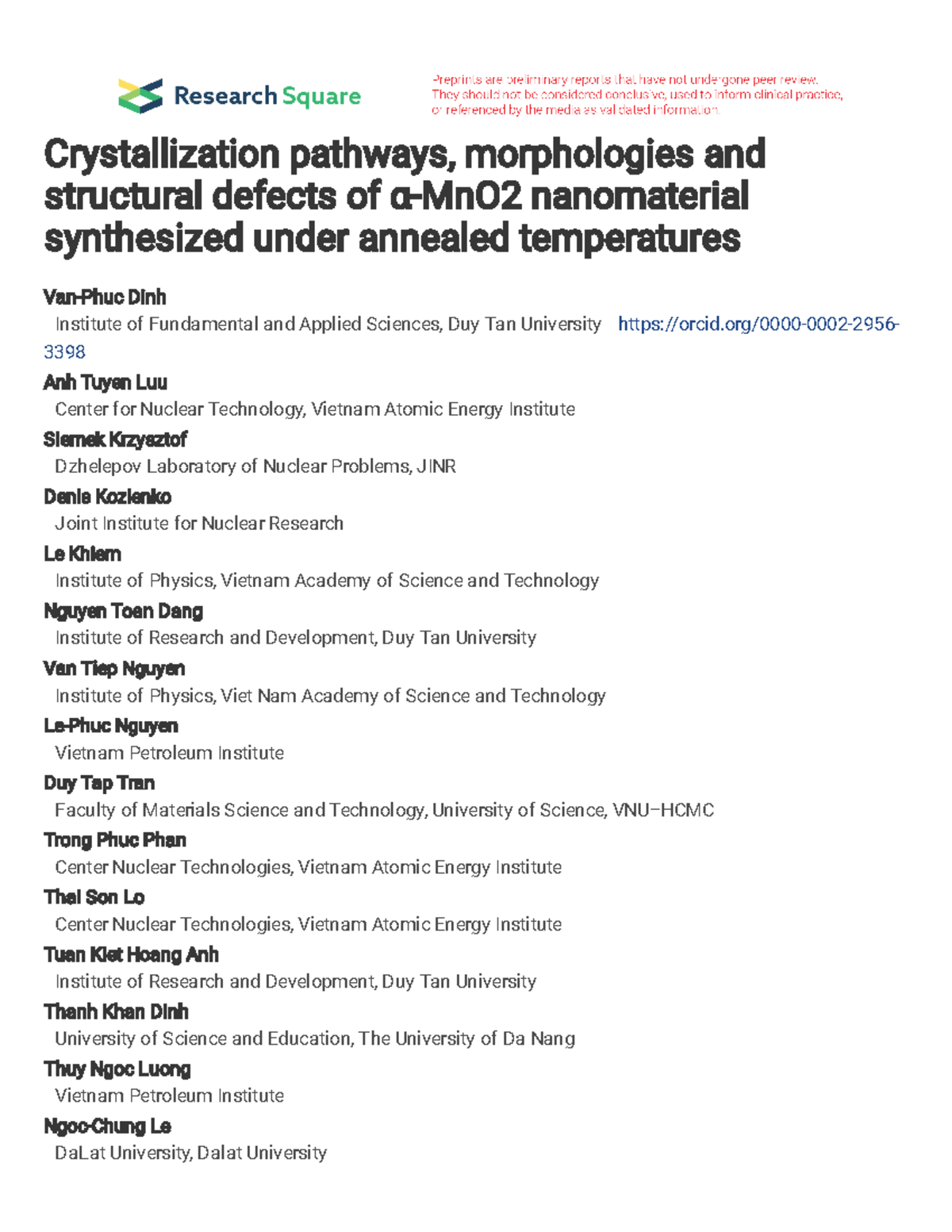 V1 covered - Crystallization pathways, morphologies and structural ...