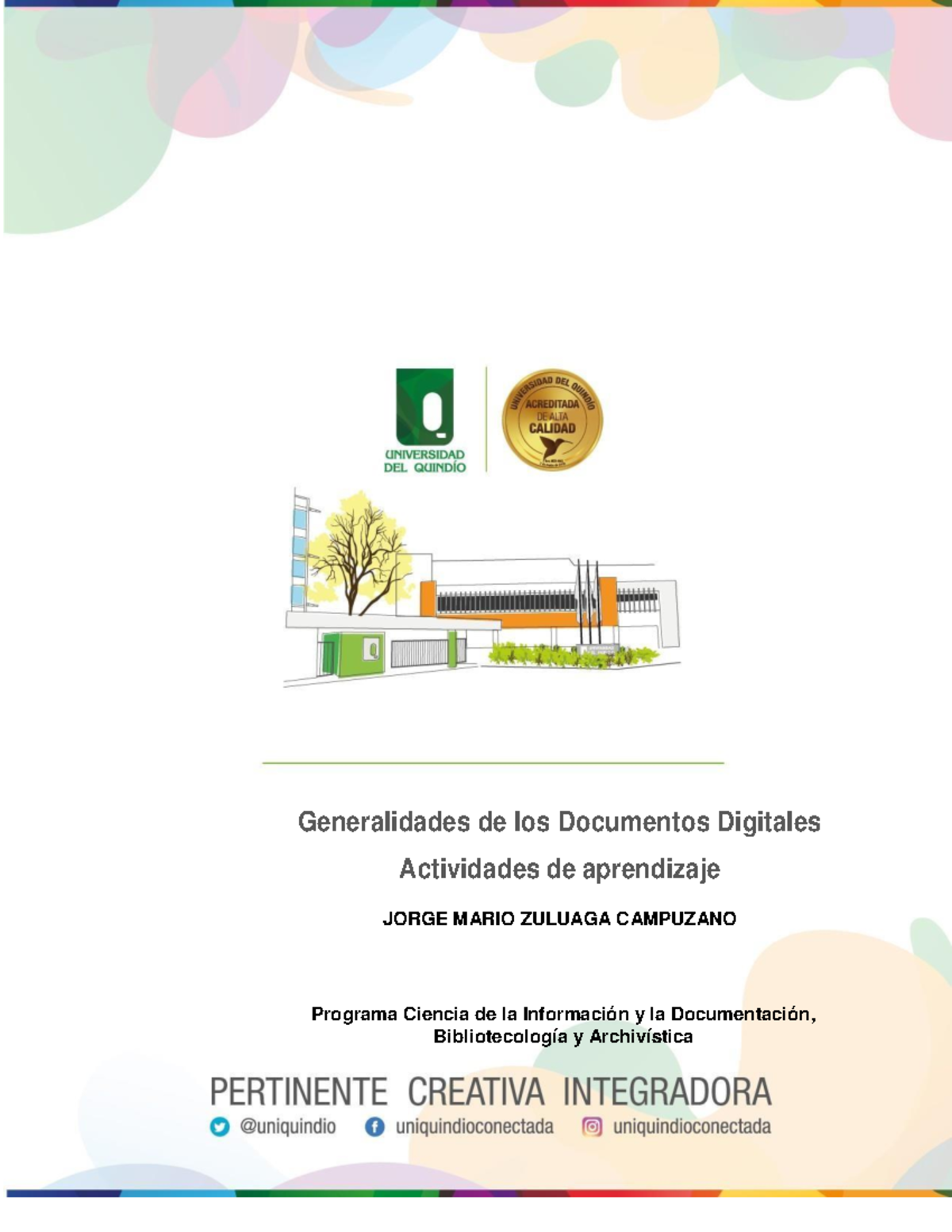 Actividades de Aprendizaje No 1 20221 - Generalidades de los Documentos Digitales Actividades de ...