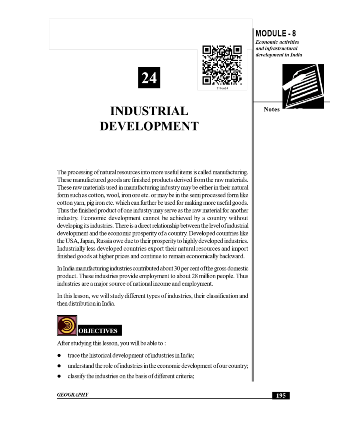 Industrial development - Geogarphy - Studocu