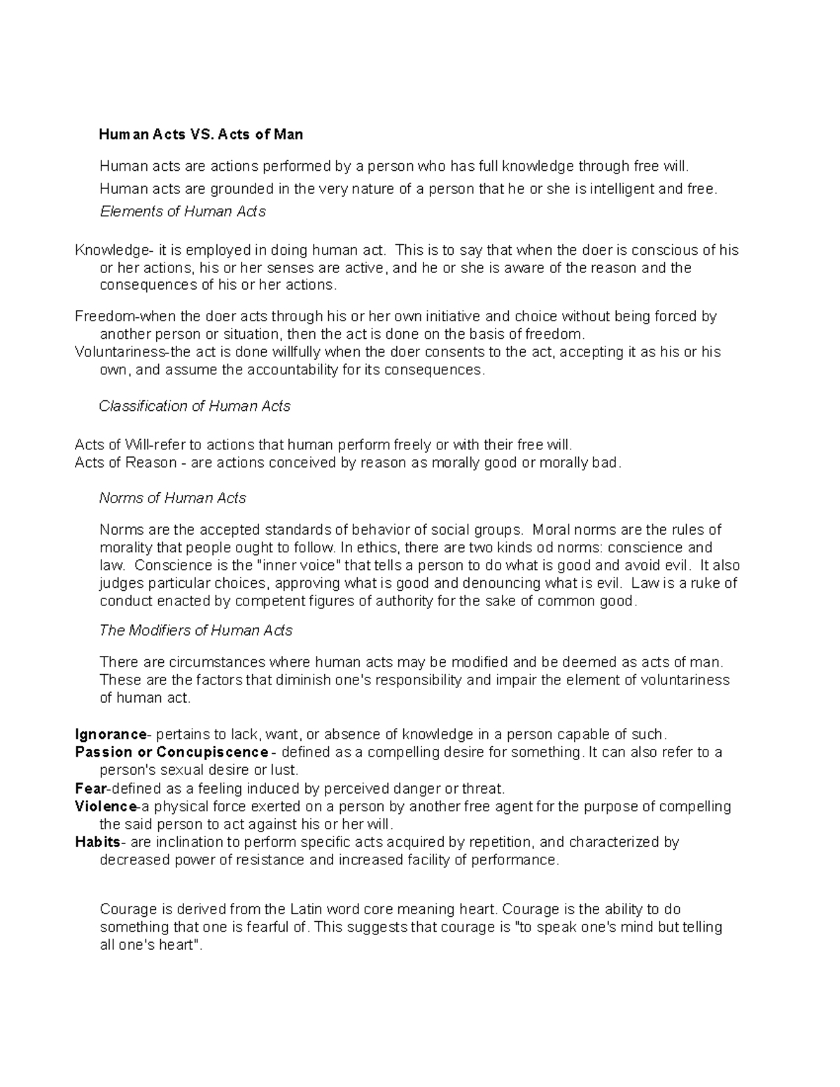 Ethics Summary 15 For Educational Purposes Human Acts VS Acts Of ethics-summary-15-for-educational-purposes-human-acts-vs-acts-of