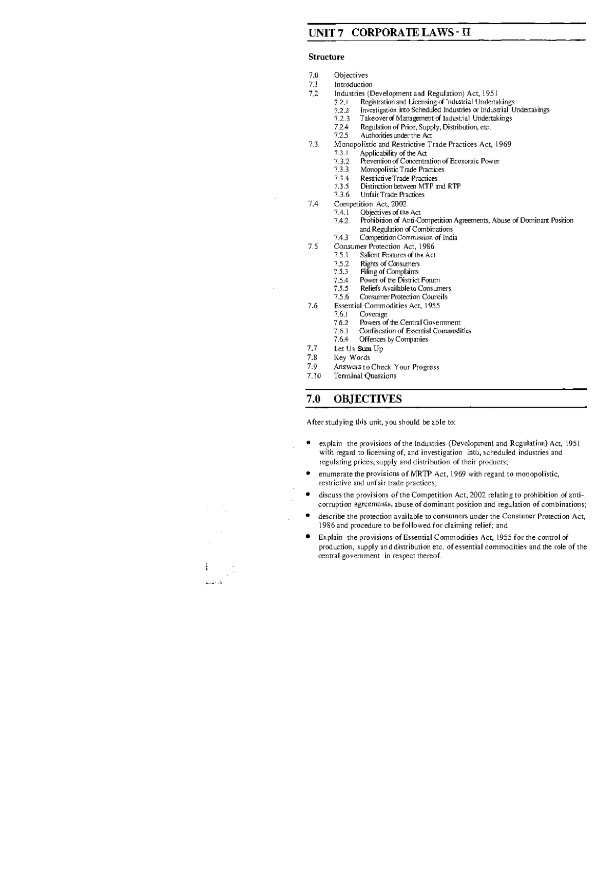 Unit-7 - Accounting - ####### UNIT 7 CORPORATE LAWS - I Structure ...