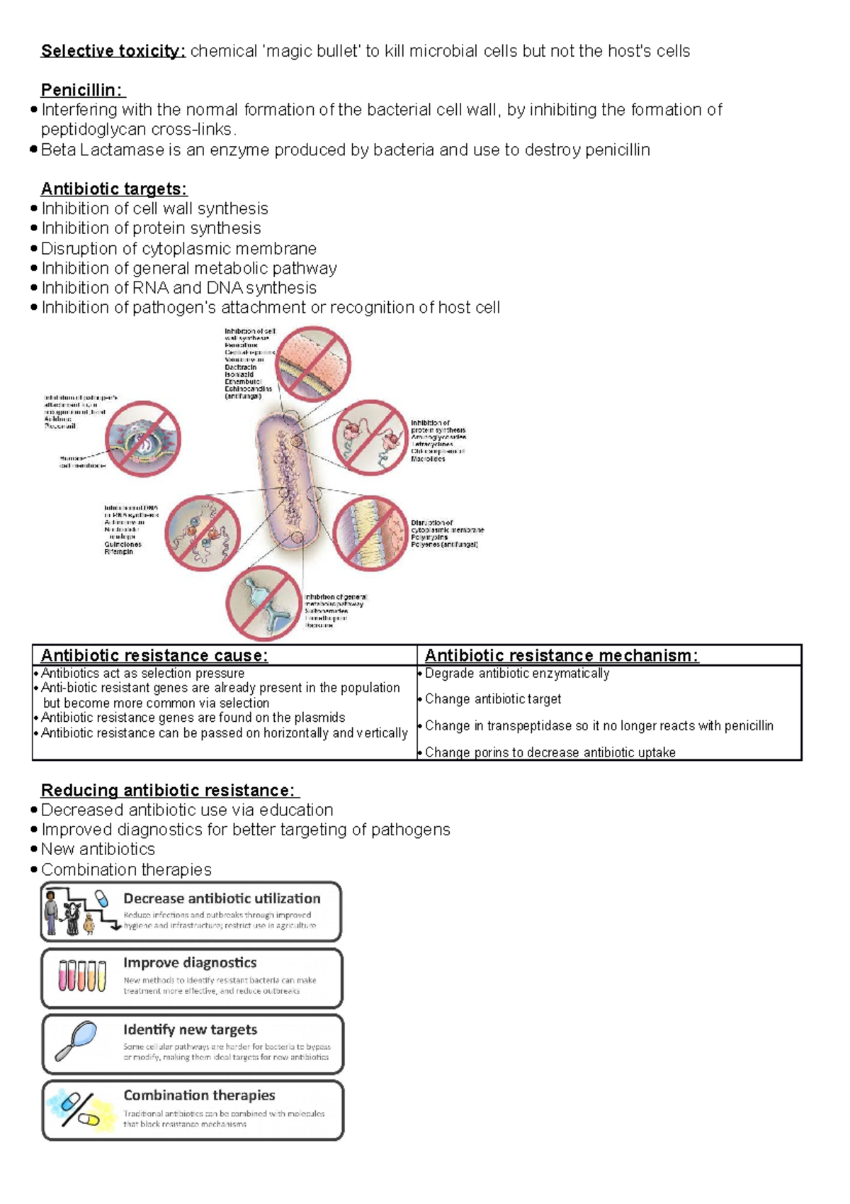 CELS 191 - Lecture 37 (Antimicrobial chemotherapy) - Selective toxicity ...