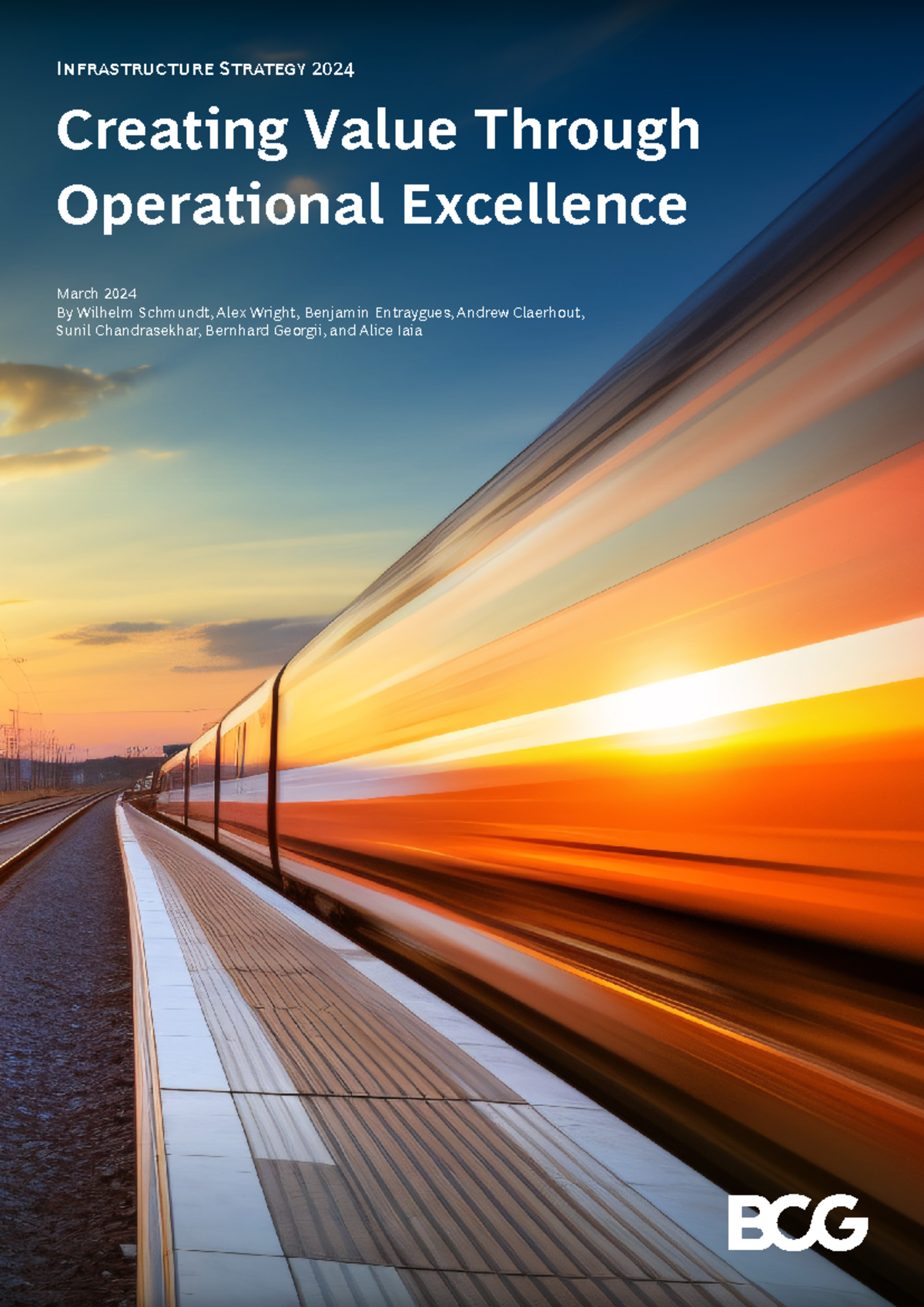 Infrastructure strategy 2024 creating value through operational ...