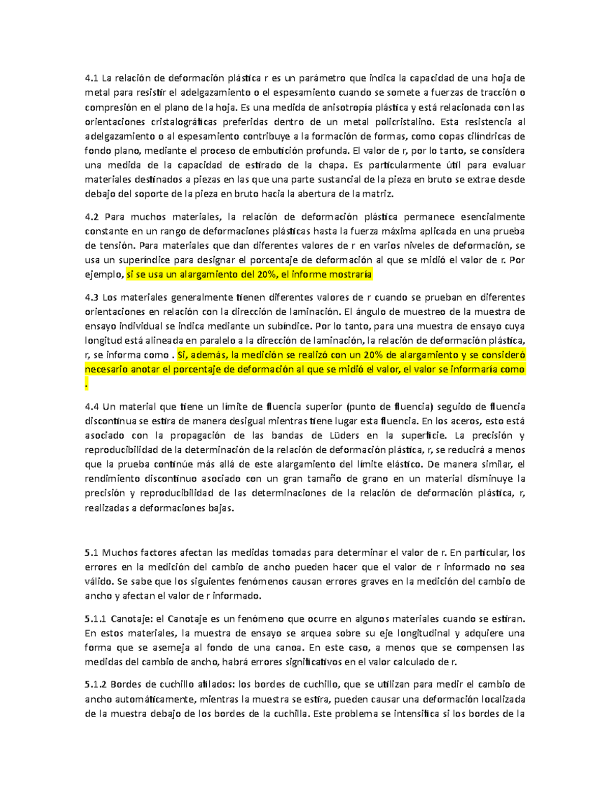 ASTM E517 - estudio para clase - 4 La relación de deformación plástica ...