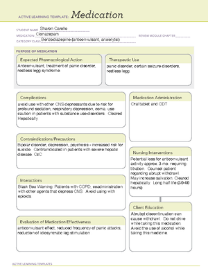 Medroxyprogesterone - ALT - ACTIVE LEARNING TEMPLATES Medication ...
