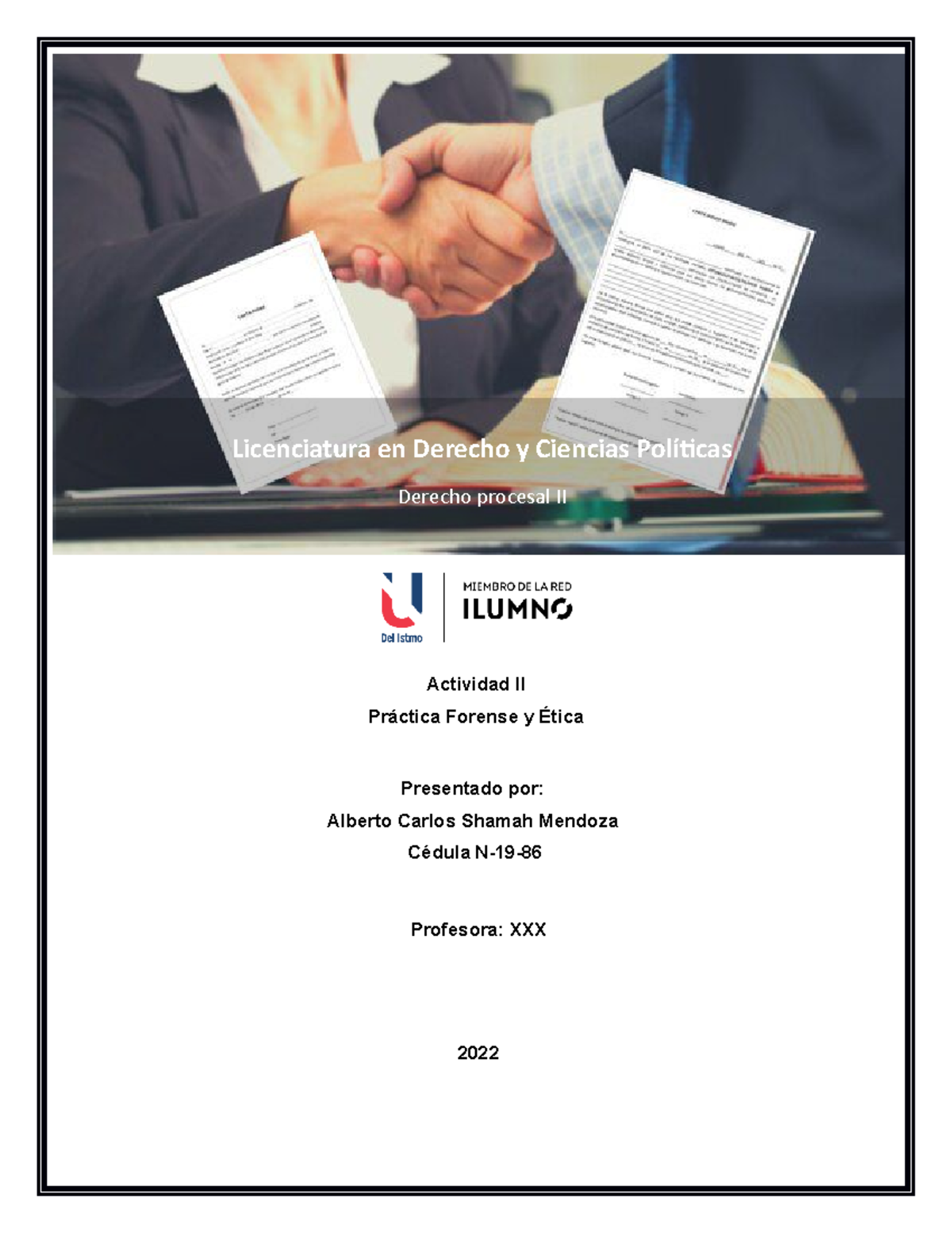 Apoderado 141022 - Ensayo - Licenciatura en Derecho y Ciencias ...