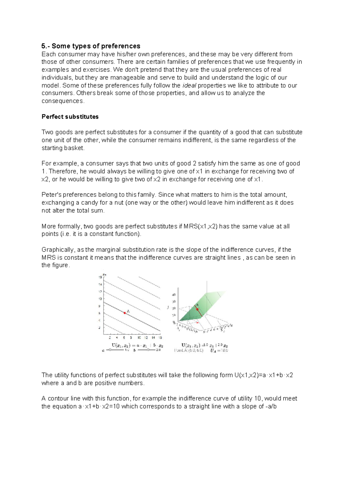 5.- Some types of preferences - 5.- Some types of preferences Each ...