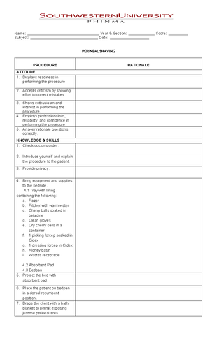 RETDEM Procedure - Name: _________________________________ Year ...