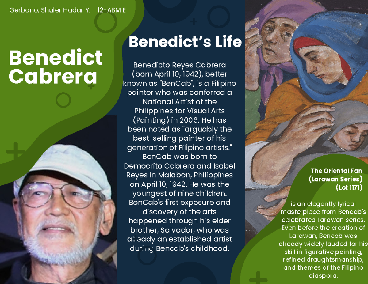 Green Blue Modern Vacation Trifold Brochure - The Oriental Fan (Larawan ...