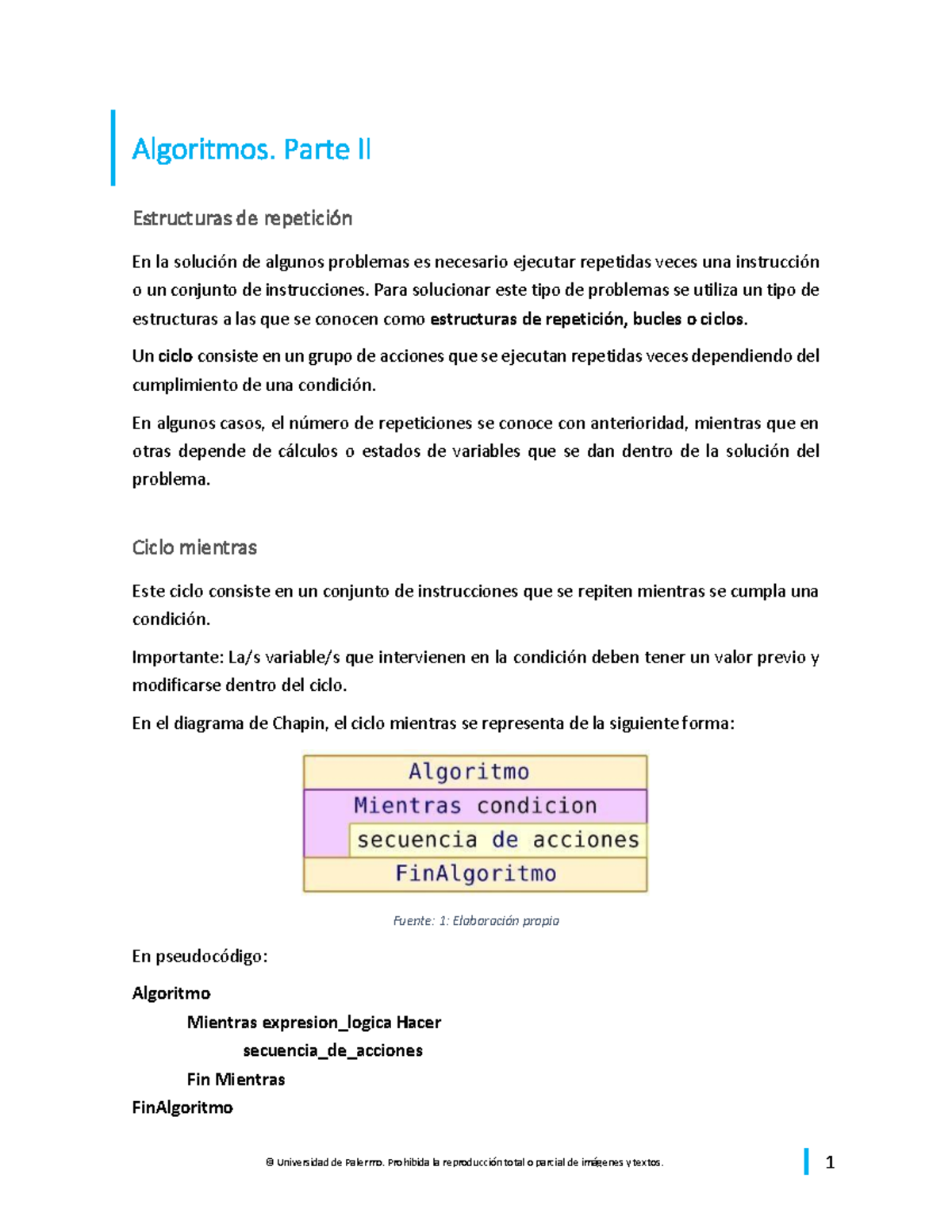 0221 APU Algoritmos Parte 2 232Q V1-0 - Algoritmos. Parte II ...