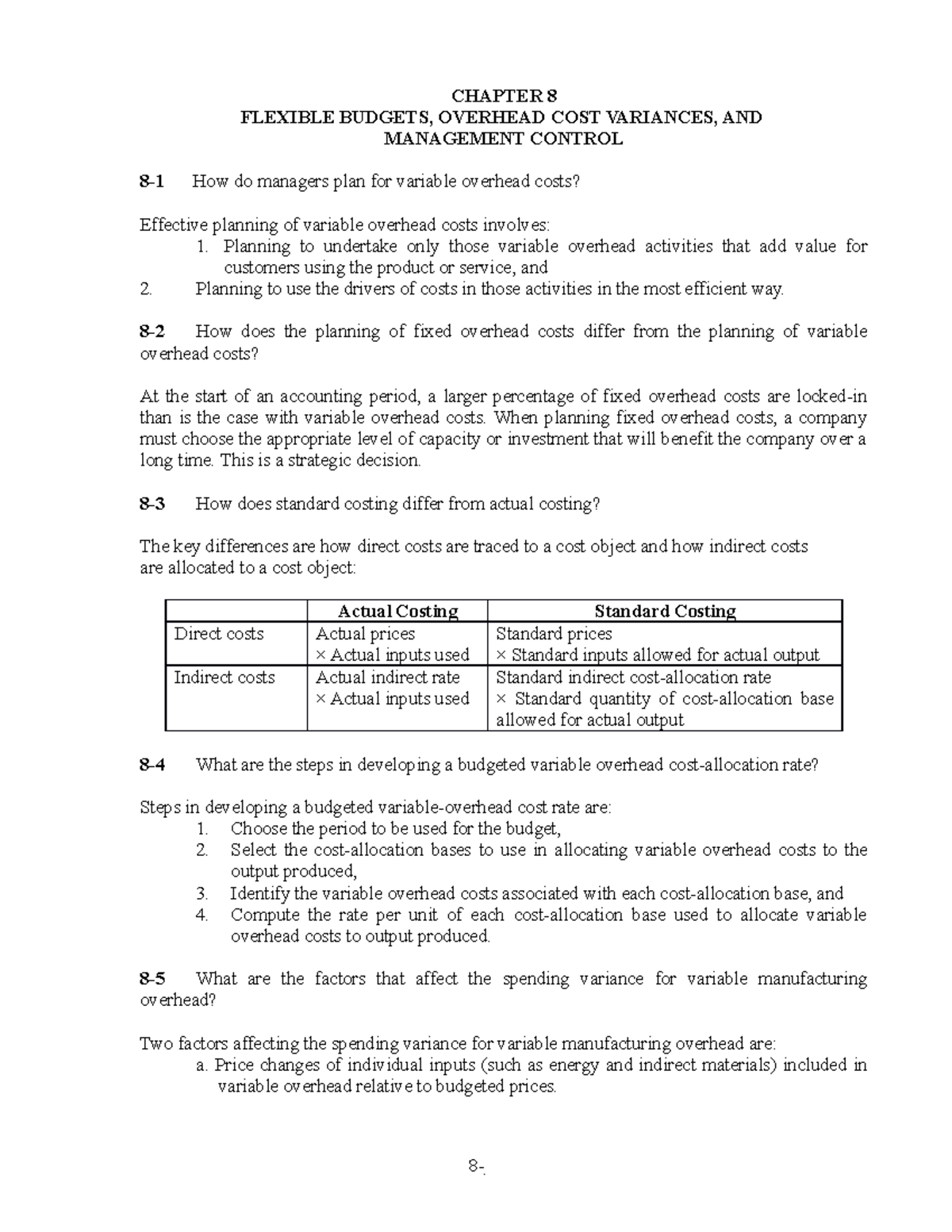 HORN Ch08 SM - solution - Warning: TT: more functions defined than expected CHAPTER 8 FLEXIBLE ...