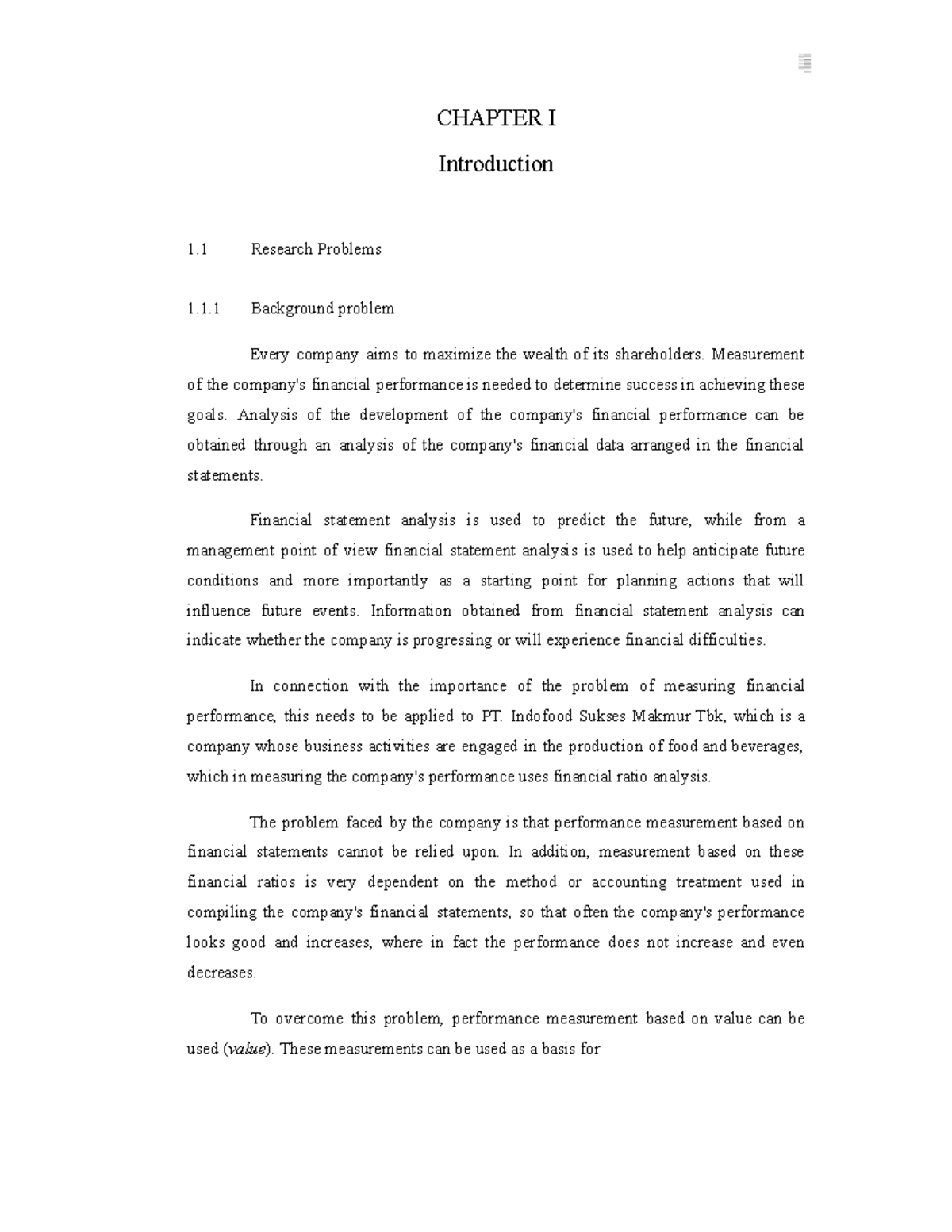 Analysis OF Financial Performance Using THE Economic Value Added (EVA ...