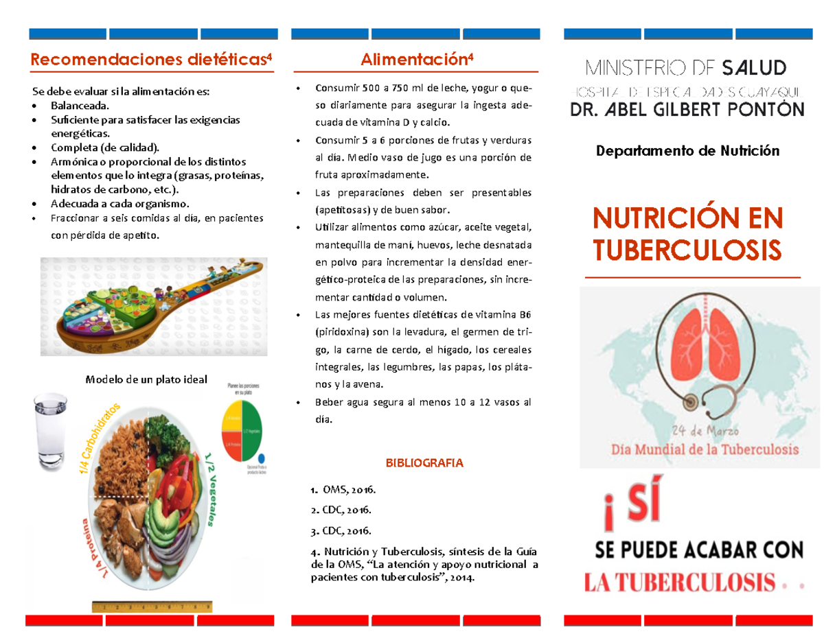 Triptico TB - trabajos nutricionales - Departamento de Nutrición ...