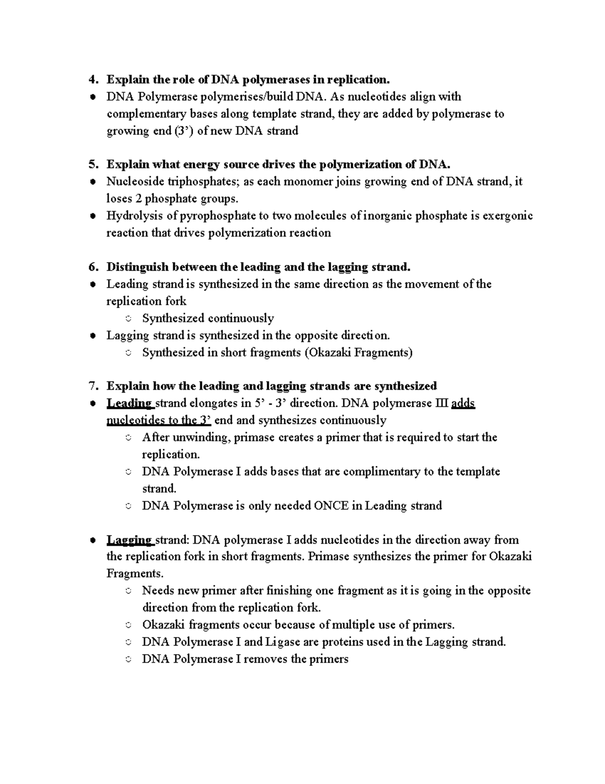 General Biology I Chapter 16 (The Molecular Basis of Inheritance) Part ...