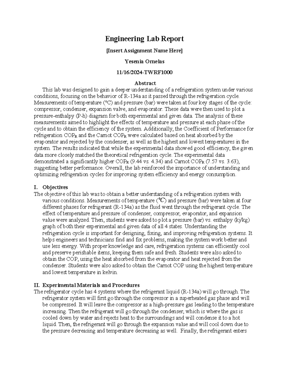 STG-330 LAB 2 - LAB REPORT PLEASE DO NOT COPY AND PASTE - Engineering ...